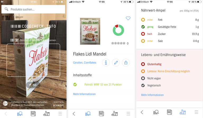 Inhaltsstoffe per Barcode erfassen? – Unser Test der Apps CodeCheck und ...
